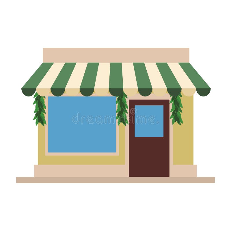 Store shop building stock vector. Illustration of retail - 143465865