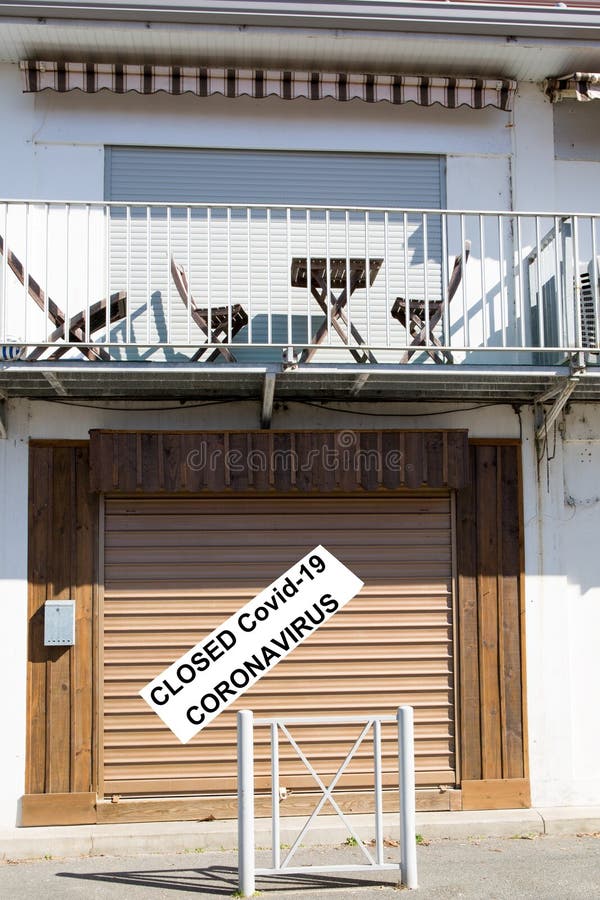 Store Shop is Closed Effect from Coronavirus Covid-19 Outbreak 2020 ...