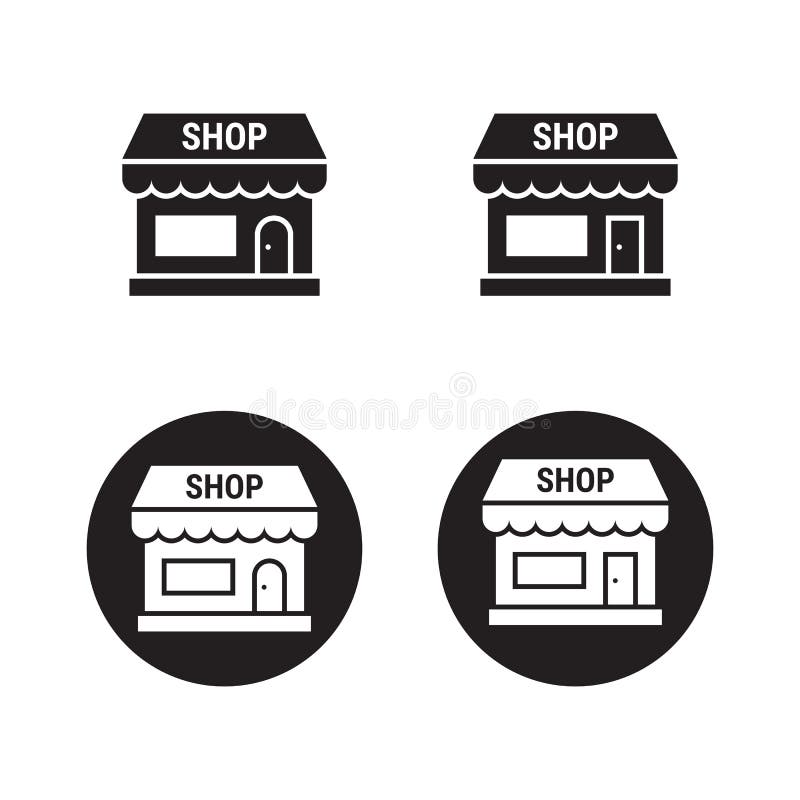 Store, shop icons set stock illustration. Illustration of food - 98684143