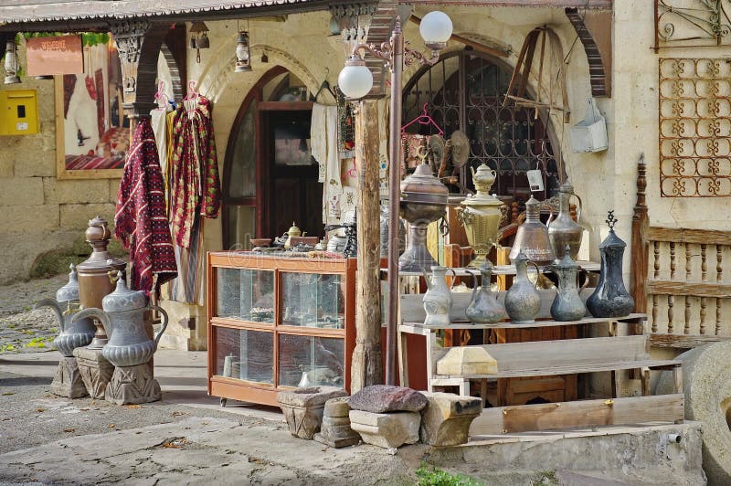 Shop with Traditional Objects - Turkey Stock Photo - Image of ...
