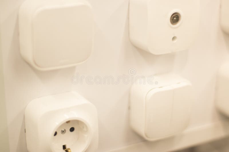 Store Socket Switch Display Stock Photo - Image of electric, home ...