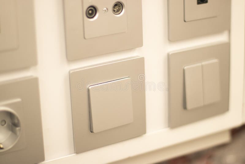 Store Socket Switch Display Stock Photo - Image of commerce, choice ...