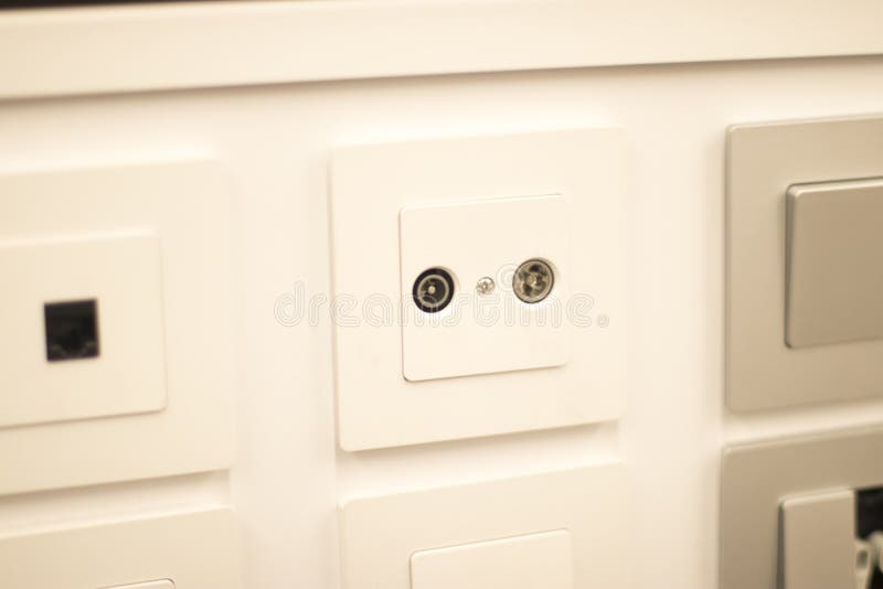 Store Socket Switch Display Stock Image - Image of digital, power ...