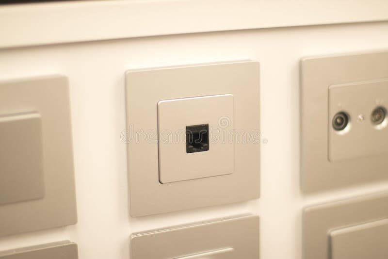 Store Socket Switch Display Stock Image - Image of device, design ...