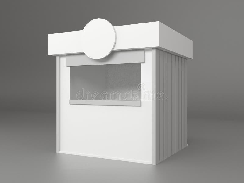 Store Stand Mock Up 3d Render Stock Illustration - Illustration of ...