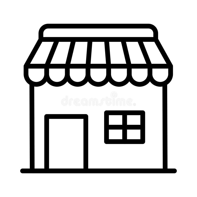 Storefront Thin Line Icon Stock Illustrations – 938 Storefront Thin ...