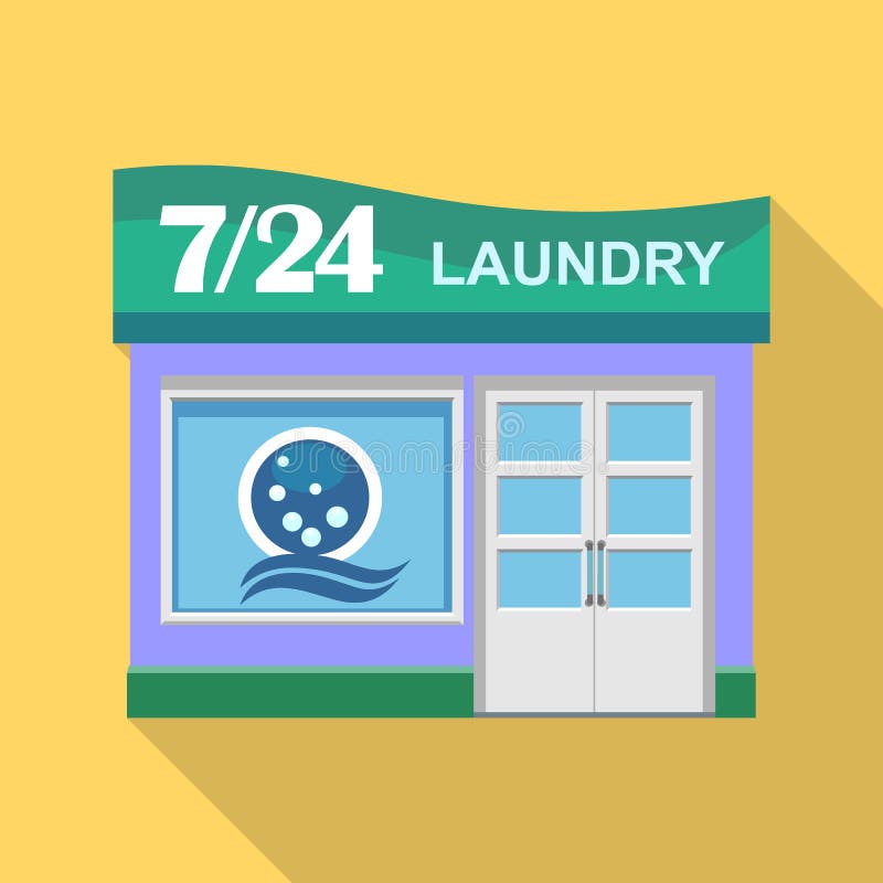 Store Vector Flat Icon. Vector Illustration Storefront on White ...