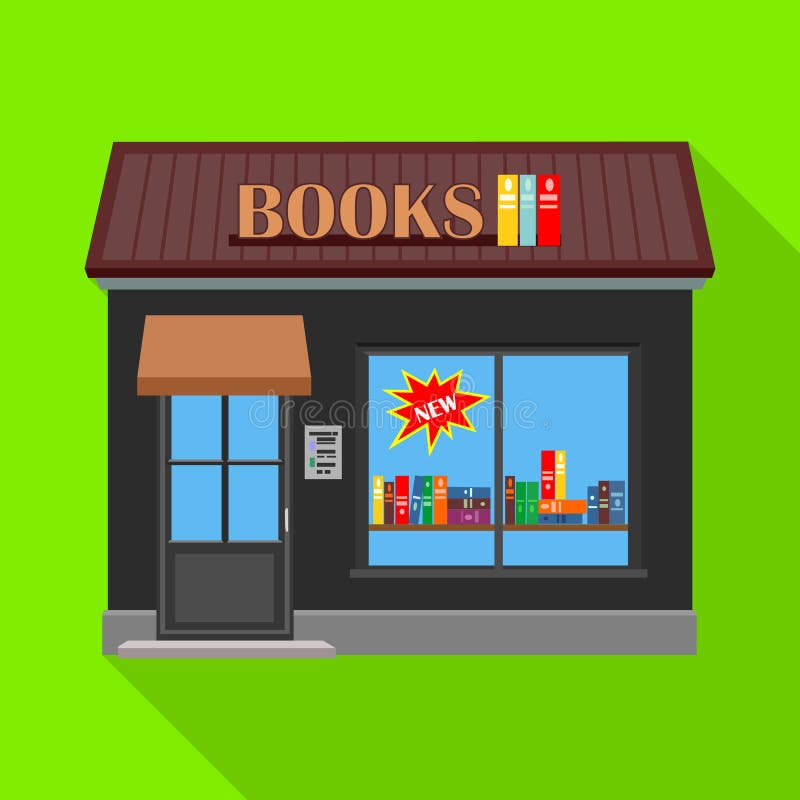 Store Vector Flat Icon. Vector Illustration Storefront on White ...