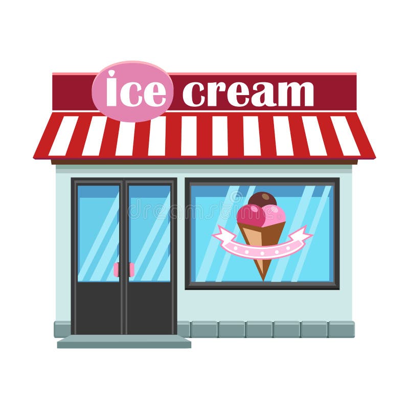 Store Vector Icon.Cartoon Vector Icon Isolated on White Background ...