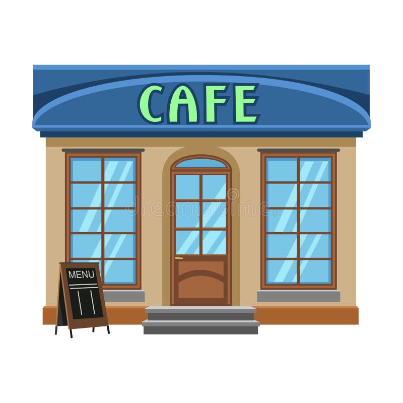 Store Vector Icon.Cartoon Vector Icon Isolated on White Background ...