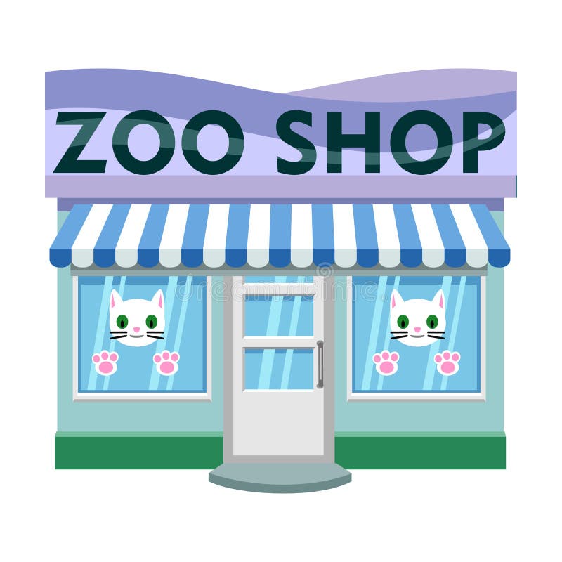 Store Vector Icon.Cartoon Vector Icon Isolated on White Background ...