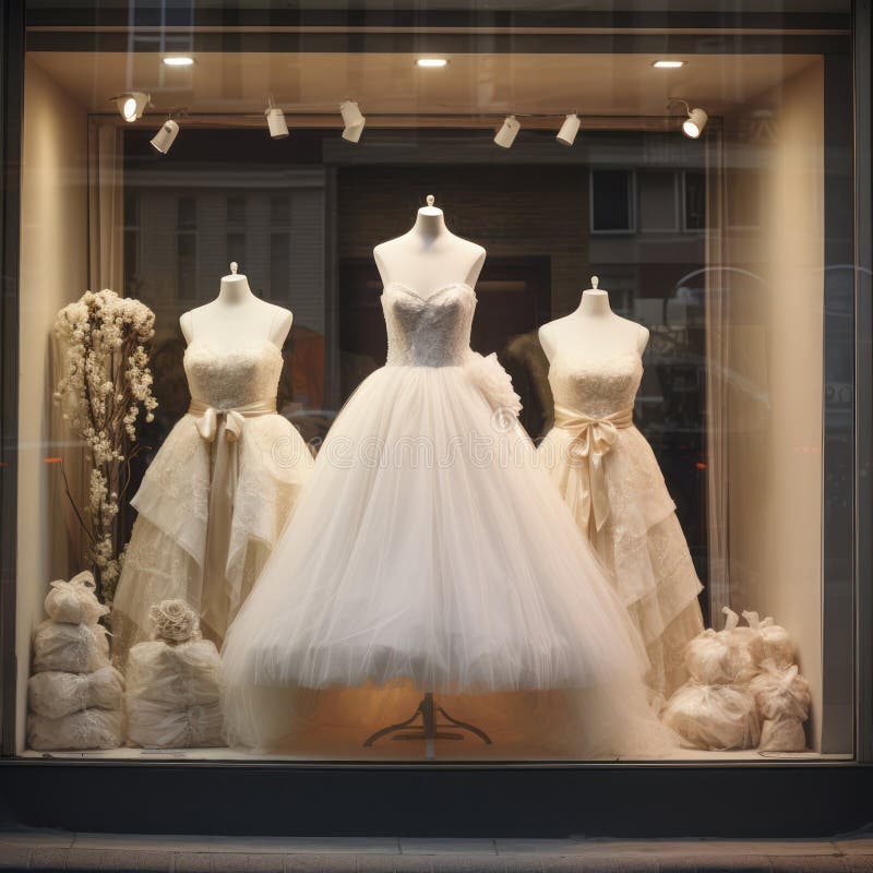 555 Bridal Store Window Display Stock Photos - Free & Royalty-Free ...