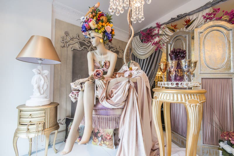 Store Window at Night stock image. Image of dark, clothing - 49686367