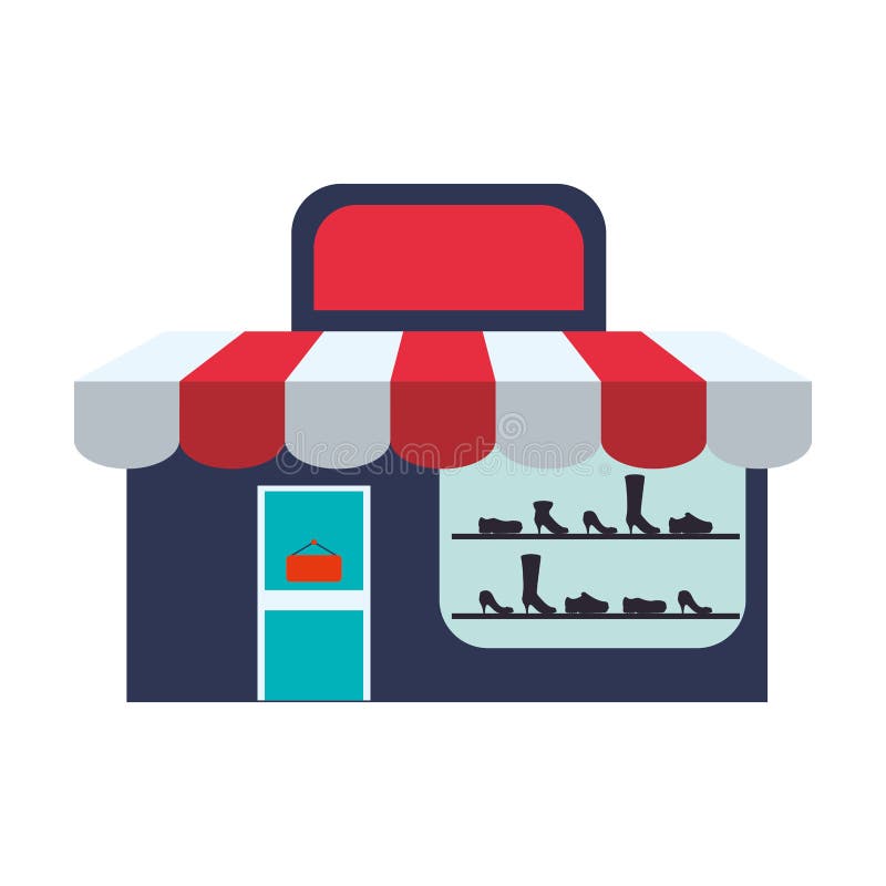 Store window showcase icon stock vector. Illustration of retail - 142750659