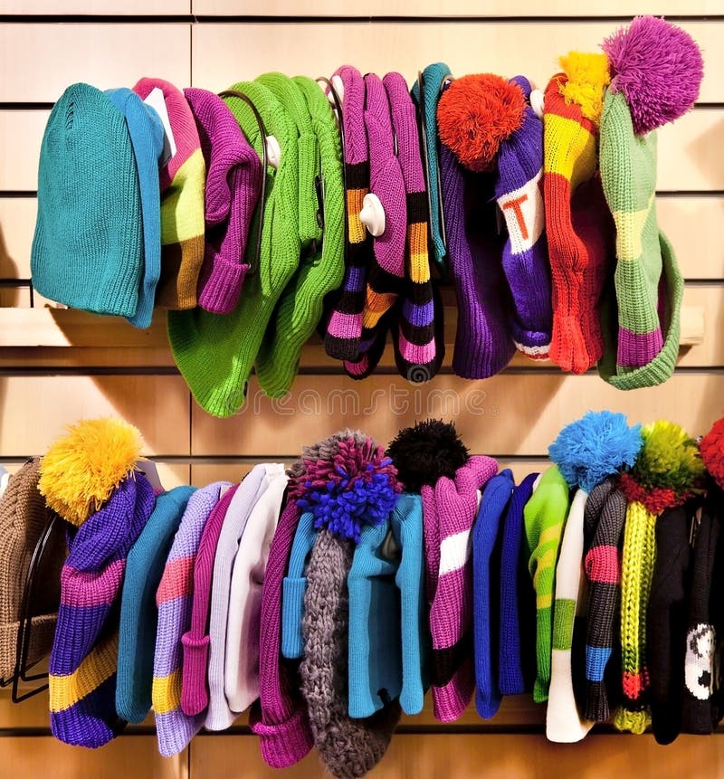 Store winter clothes stock photo. Image of colorful, cool - 24064714