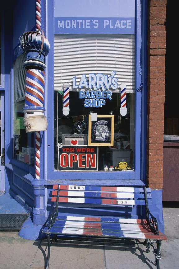 Storefront editorial photography. Image of bench, salida - 23162037