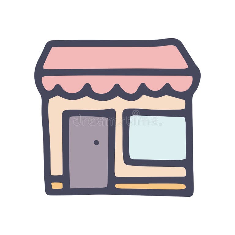 Doodle Style Storefront Stock Illustrations – 158 Doodle Style ...