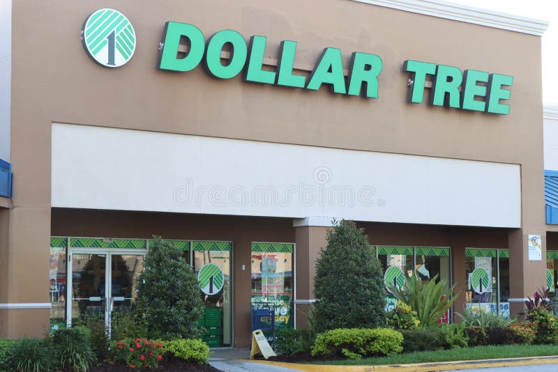 Storefront of a Dollar Tree Store Editorial Stock Photo - Image of mall ...