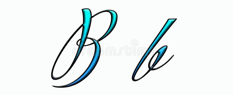 Storefront Pro Gradient Sans Serif Alphabet Letters Calligraphy Letter ...