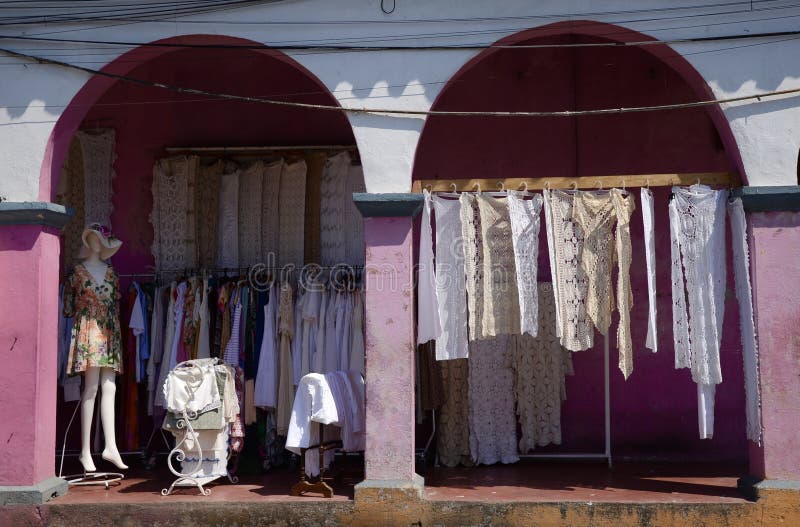 Tlacotalpan, Mexico-February 27, 2023-Storefront in Tlacotalpan, Mexico ...