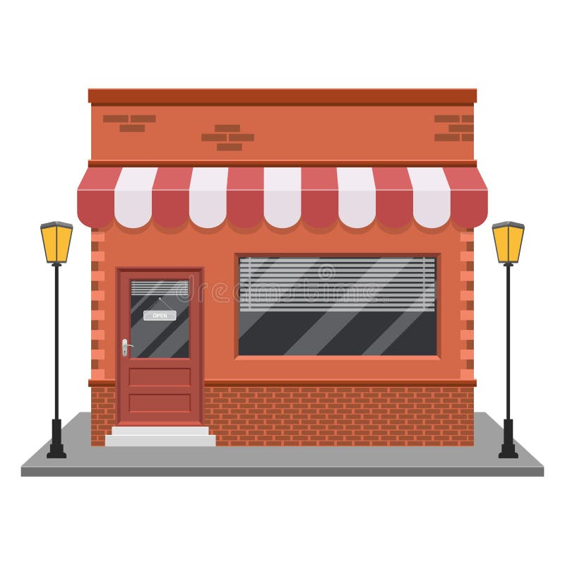 Storefront Vector Design Illustration Stock Vector - Illustration of ...