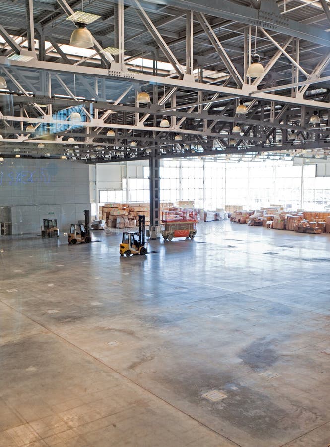 Modern storehouse stock photo. Image of business, space - 22100326