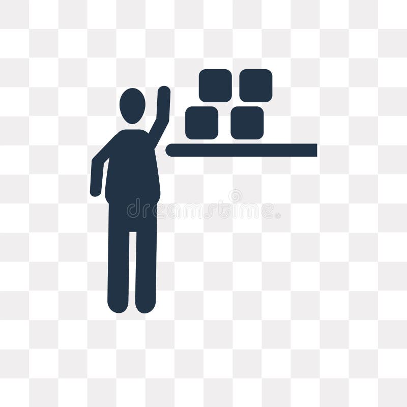 Storekeeper Icon in Trendy Design Style. Storekeeper Icon Isolated on ...