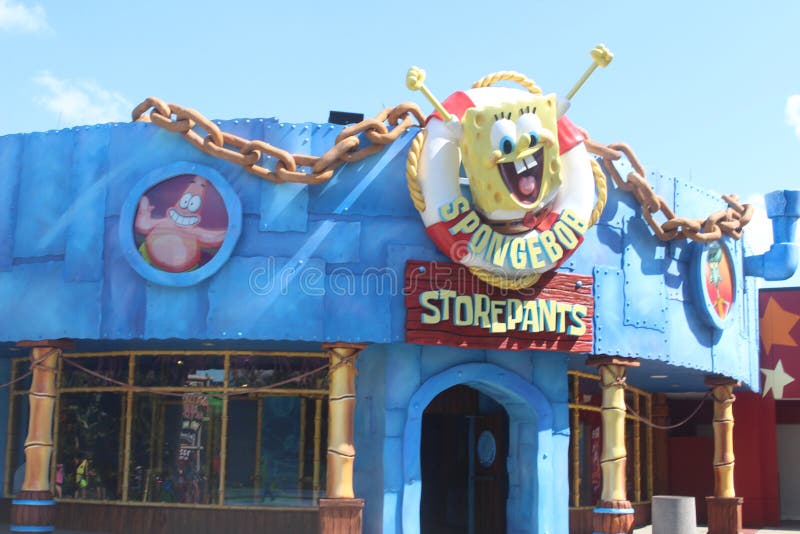 Storepants of Spongebob in the Theme Park Editorial Photo - Image of ...