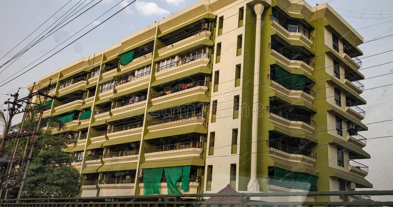This is a 6 Storey Building. Stock Photo - Image of property ...