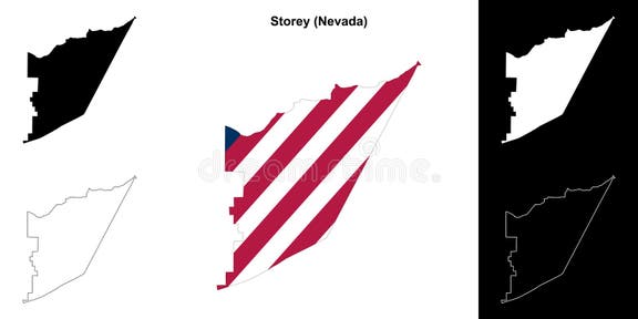 Storey outline map stock vector. Illustration of area - 324038346