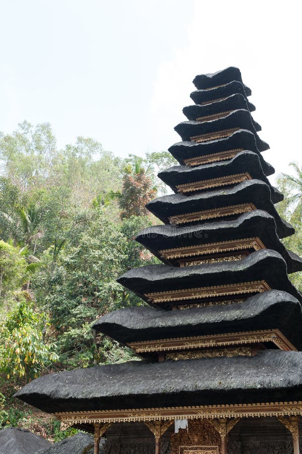 Bali Roof Style Building stock image. Image of arts, religions - 56144045