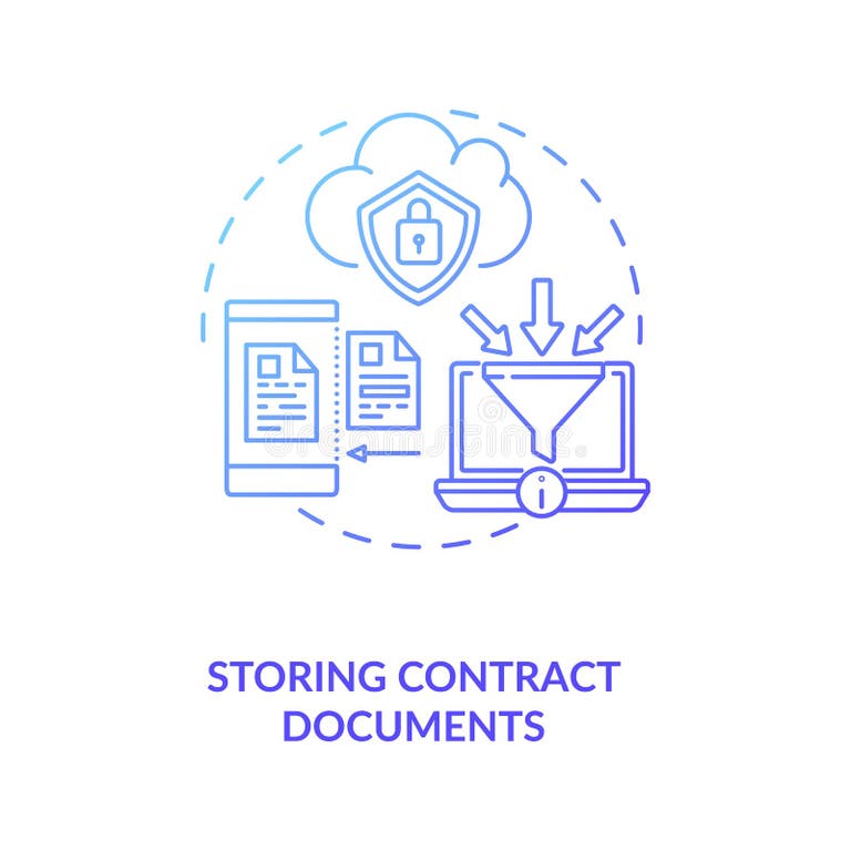 Documents Digitalization Stock Illustrations – 42 Documents ...