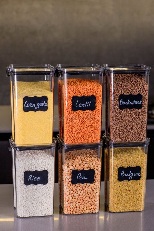 Storing Groceries Polypropylene Boxes According Konmari Method Kitchen ...