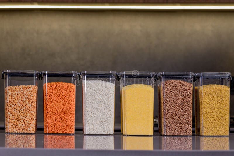 Storing Groceries in Polypropylene Boxes According To the Konmari ...