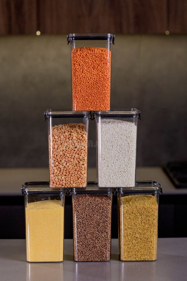 Storing Groceries in Polypropylene Boxes According To the Konmari ...