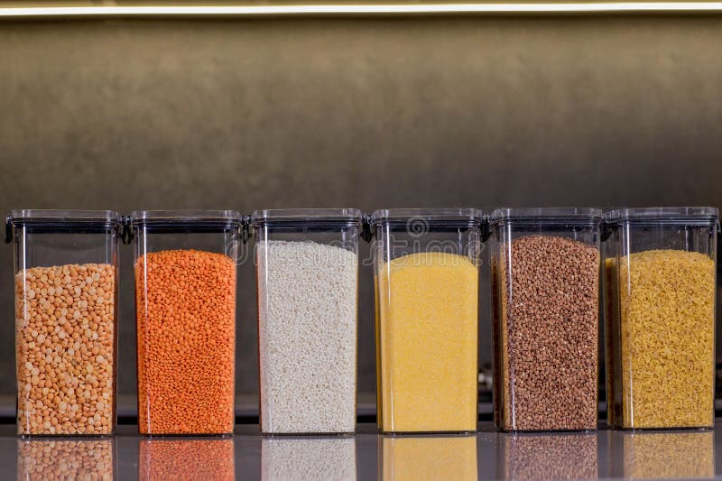 Storing Groceries in Polypropylene Boxes According To the Konmari ...