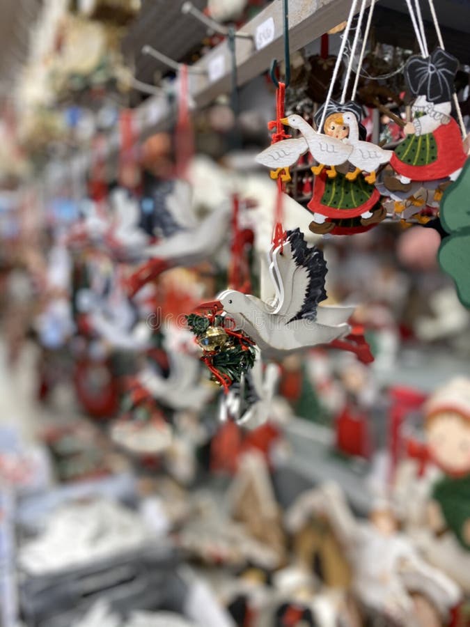 Stork Christmas decoration stock image. Image of christmas - 167098637
