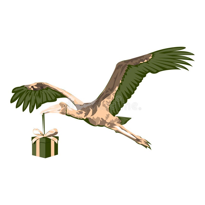 Illustration Vector Graphic of Stork Stock Vector - Illustration of ...