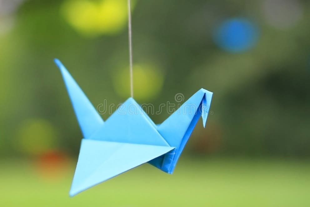 Stork origami paper stock photo. Image of origami, leisure - 28358320