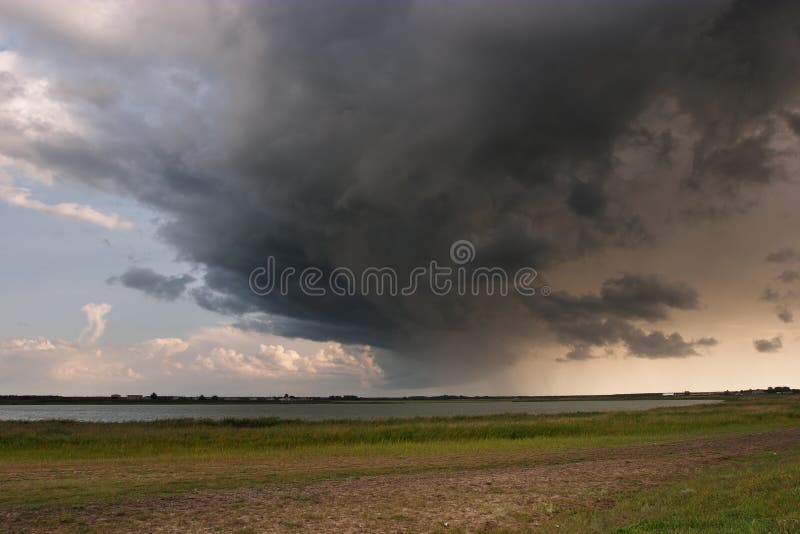 Storm stock photo. Image of thunder, nature, clouds, evening - 2105936