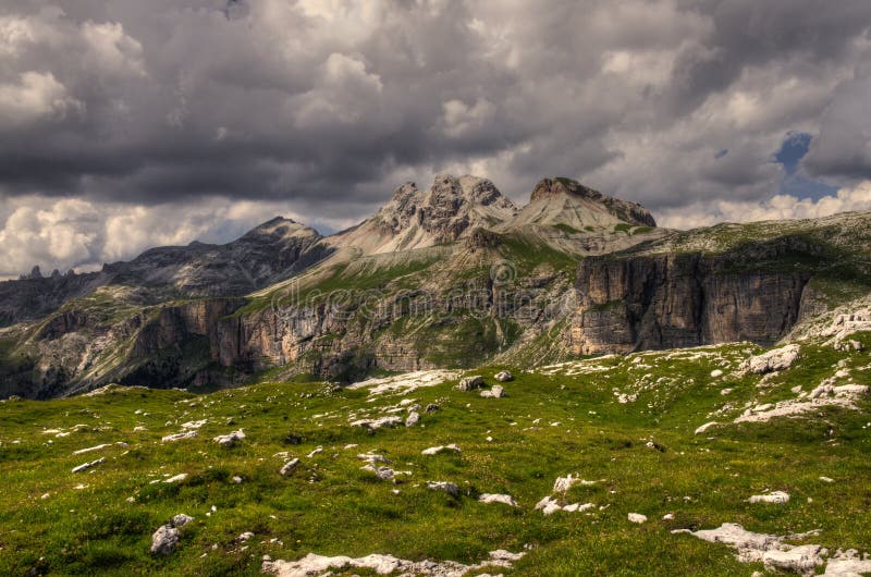 Storm on the alps stock image. Image of valley, climbing - 34137331