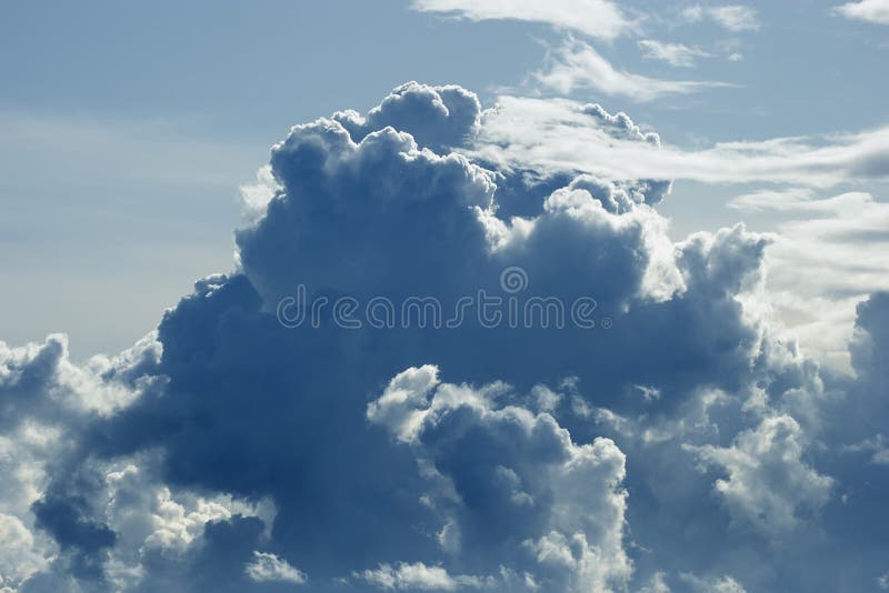 Storm cloud from above stock photo. Image of climate - 10980656