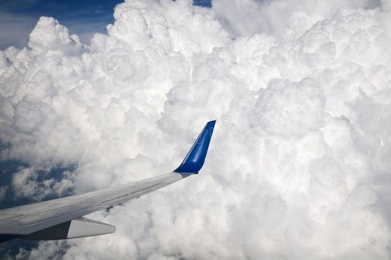 Storm Cloud Flight stock image. Image of business, airplane - 14664429