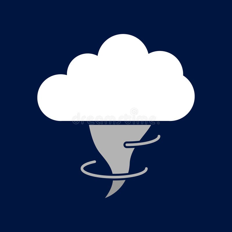 Storm Cloud. Simple Vector Modern Icon Design Illustration Stock Vector ...