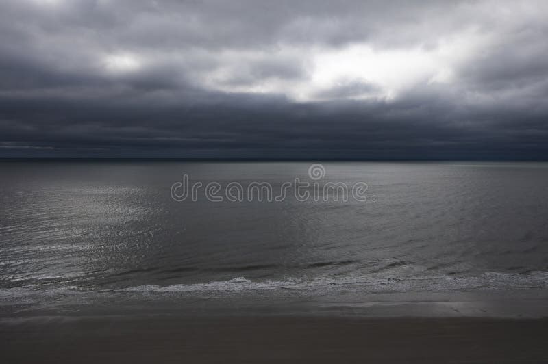 Storm Clouds Brewing Off Myrtle Beach Stock Image - Image of landscapes ...