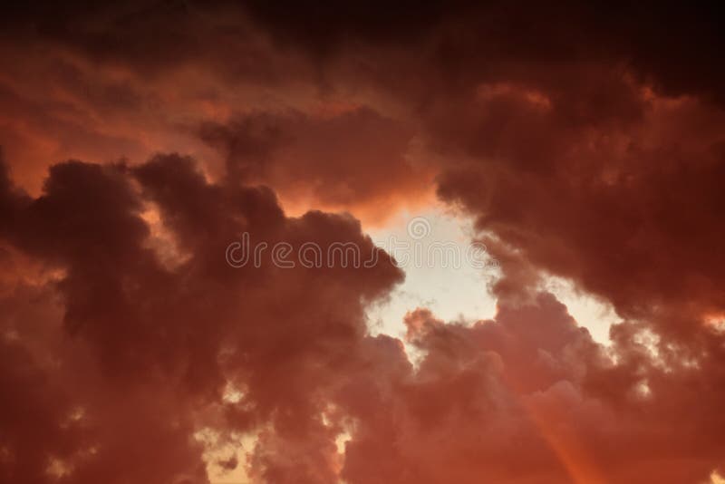 Storm Clouds Building Up in the Sky Stock Photo - Image of cloudscape ...