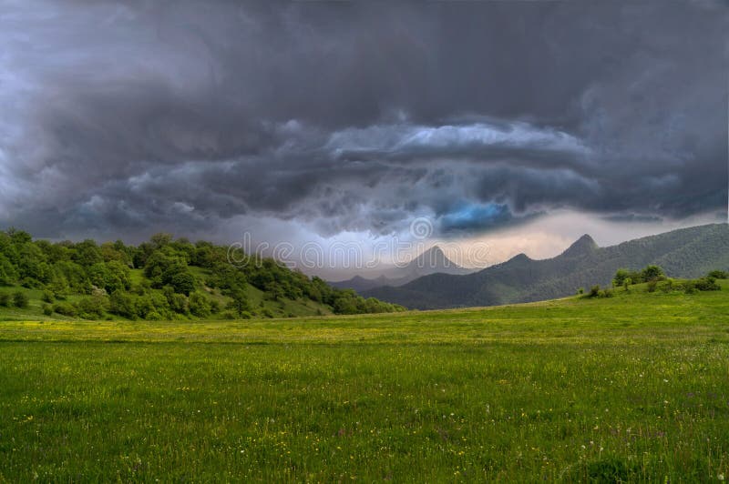 Storm clouds landscape stock image. Image of people, power - 77409619