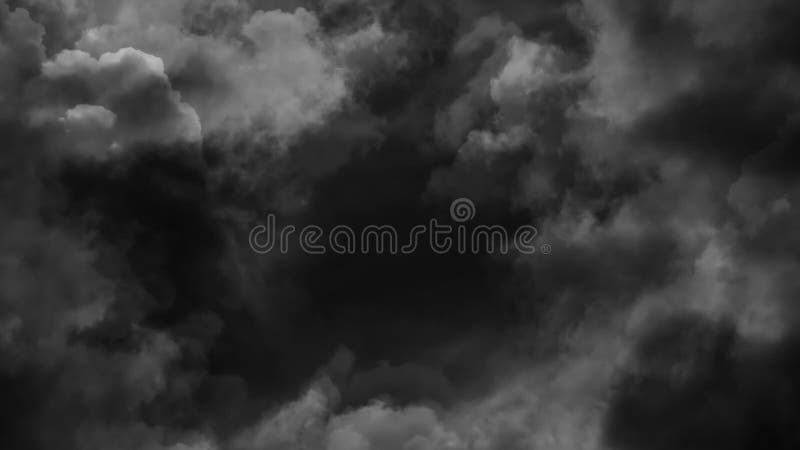 Storm Clouds - Dramatic Sky Background Stock Footage - Video of rainy ...
