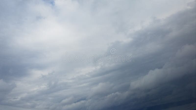 Clouds Getting Darker in the Sky Rain Coming Stock Photo - Image of ...