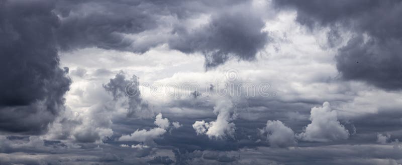 Storm Clouds, Natural Cloudscape on a Stormy Day. Design Element Stock ...